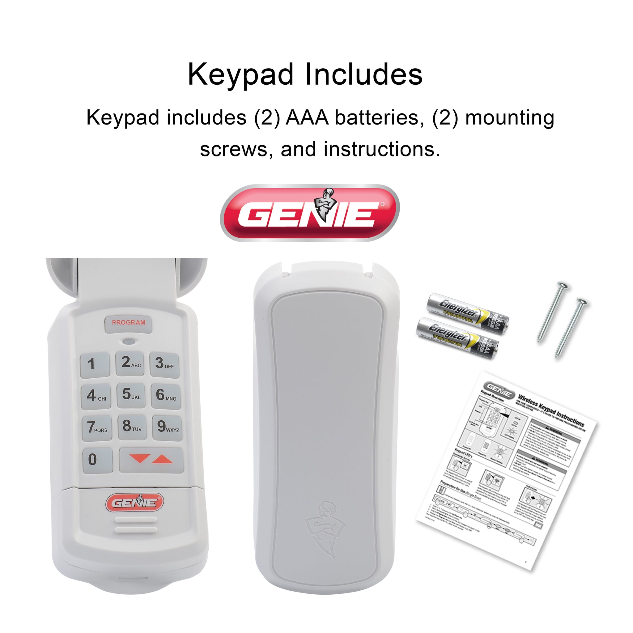 Wireless Keypad for Genie Garage Door Openers (GK-R) – The Genie Company