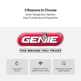 Genie Chain Drive 750 Garage Door Opener, 3/4 HPC with Integrated Batt ...
