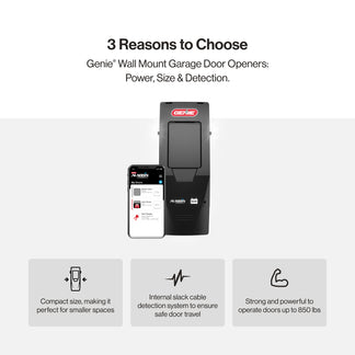 6072H-O Wall Mount Garage Door Opener – The Genie Company