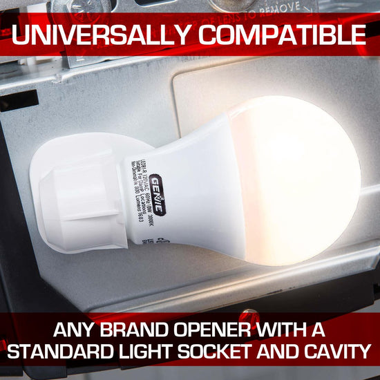 2 Pack LED Light Bulbs | Universal for Garage Door Openers – The Genie ...