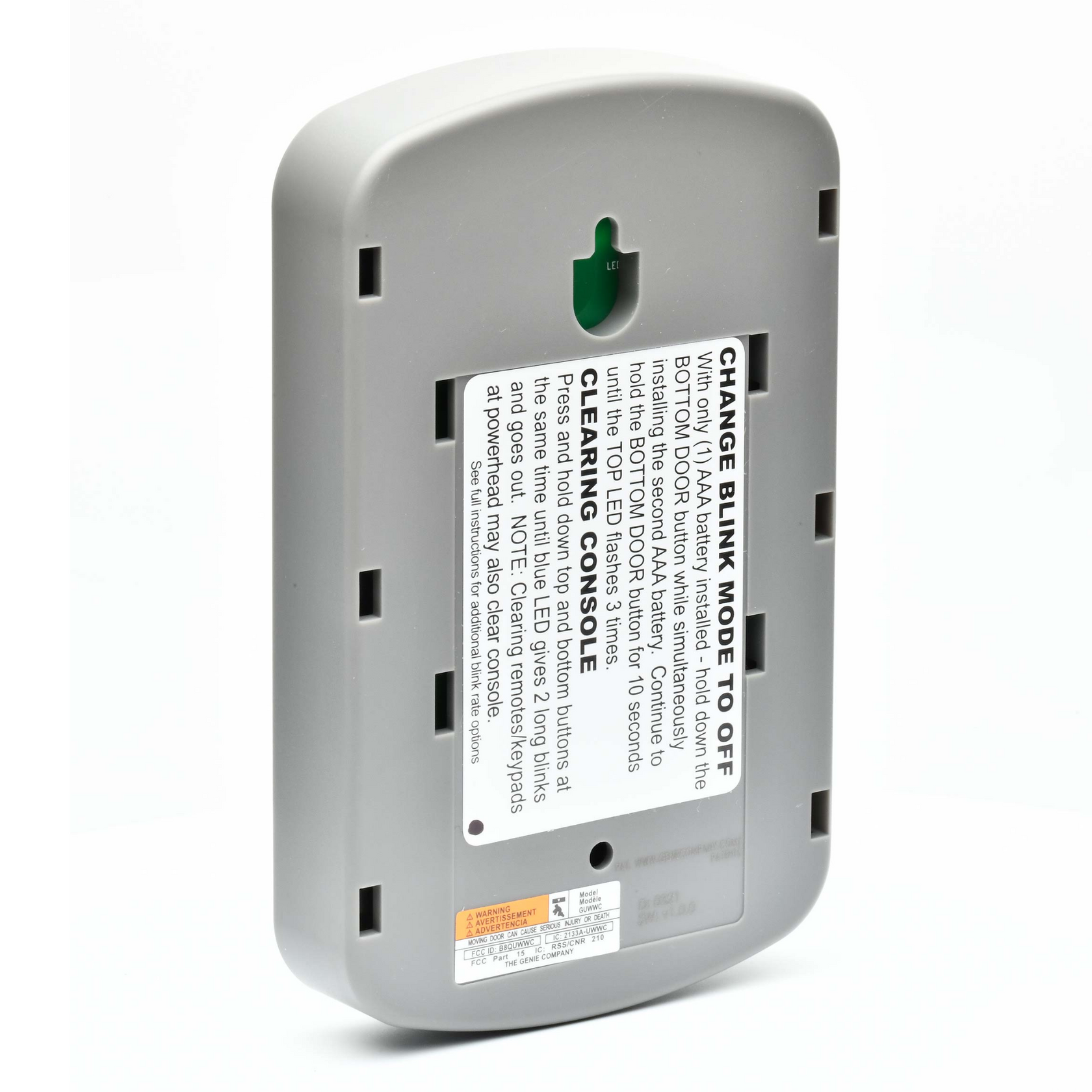 Universal Wireless Wall Console for Garage Door Openers – The Genie Company